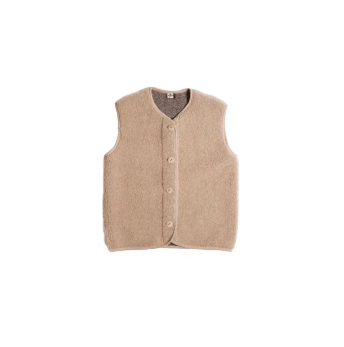 Alwero wool vest PO - sand brown Adult – EnjoyKids Boutique