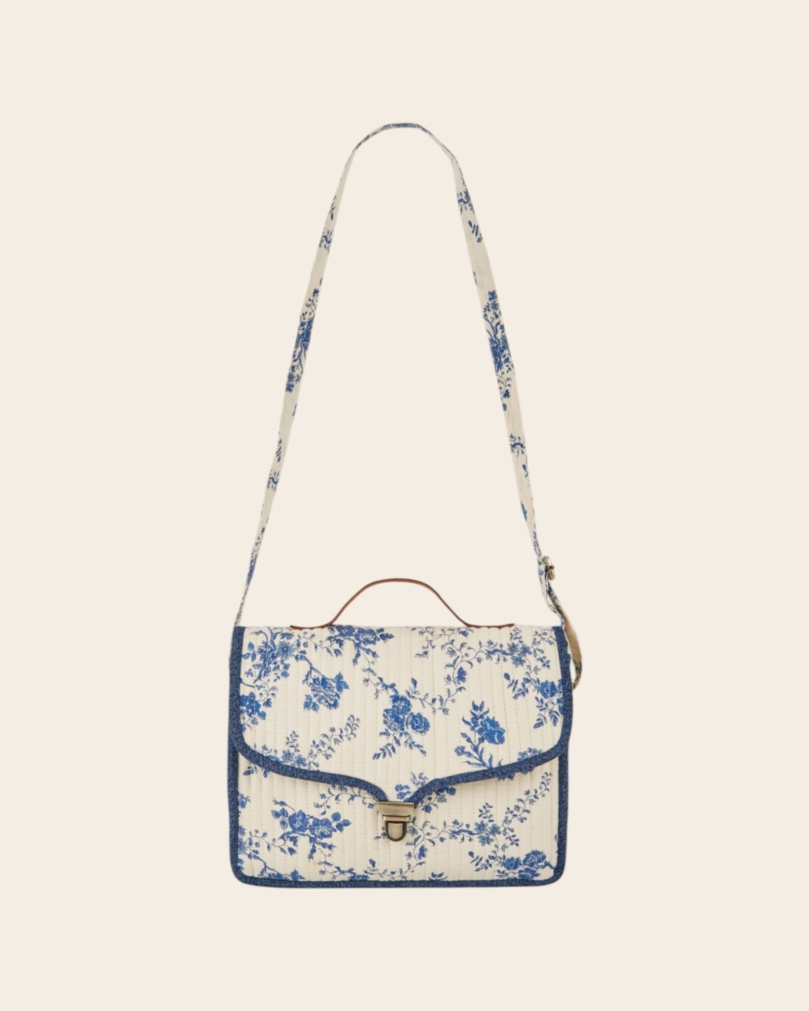 Emile et Ida Quilted Crossbody Bag – Orchid Blue – EnjoyKids Boutique
