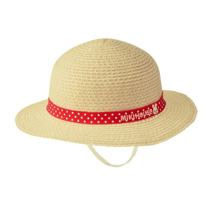 Mikihouse Red summer hat with red bunny -Red – enjoykidsus